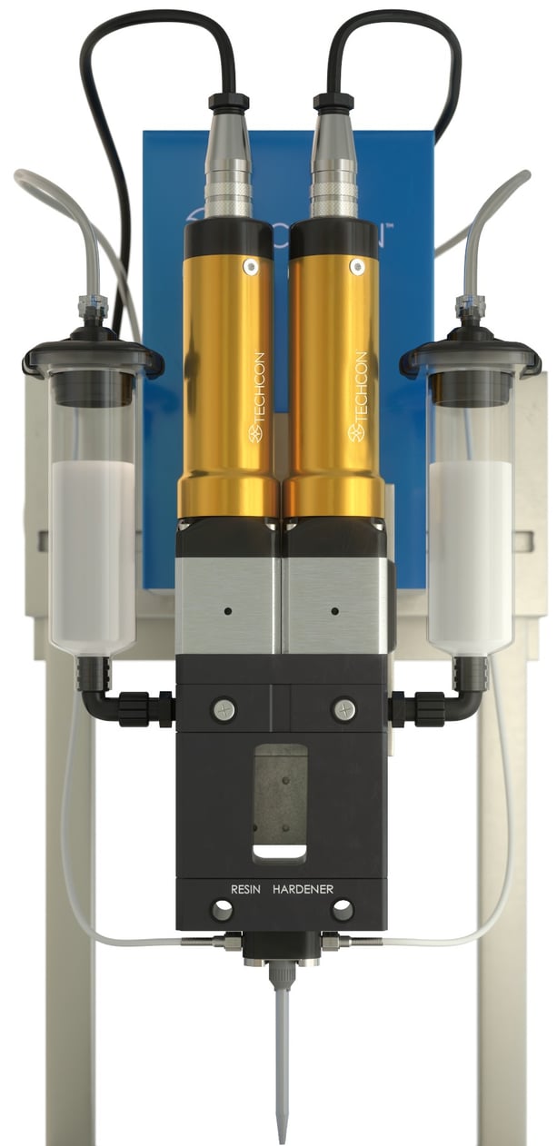 Techcon TS8200D Micro Meter Mix Dispensing System Techcon TS8200D Micro Meter Mix Dispensing System